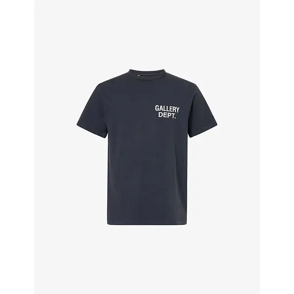 GALLERY DEPT. Logo-print Short-sleeve Cotton T-shirt - Black