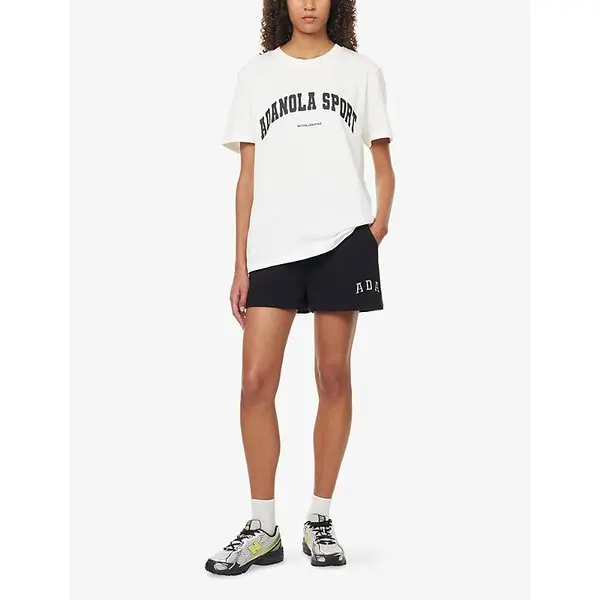 ADANOLA Cotton-jersey Drawstring Shorts