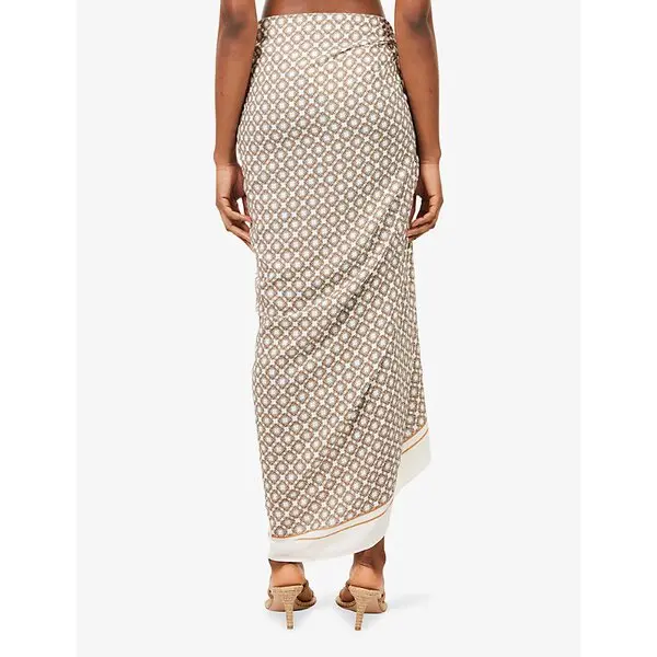 Monday Swimwear Marina Piccola Printed Woven Sarong