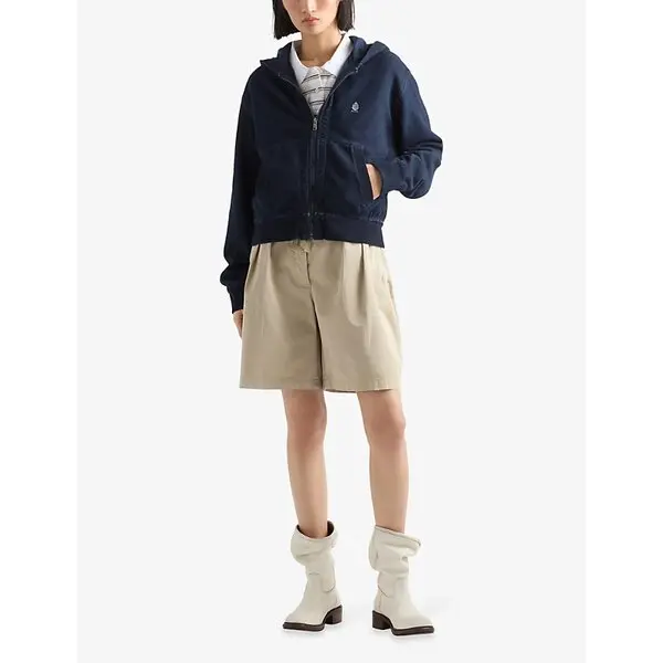 Prada Relaxed-fit Cotton-jersey Hoodie