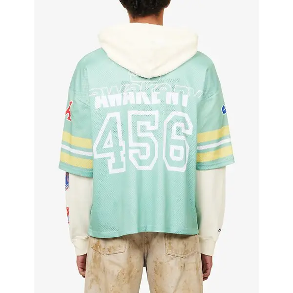 AWAKE NY Graphic Mesh Hoodie