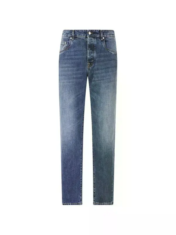 DEPARTMENT 5 Faded Effect Straight-leg Jeans