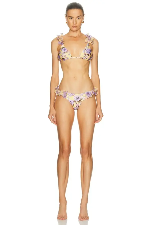 PatBO Embellished Bikini Bottom - Yellow