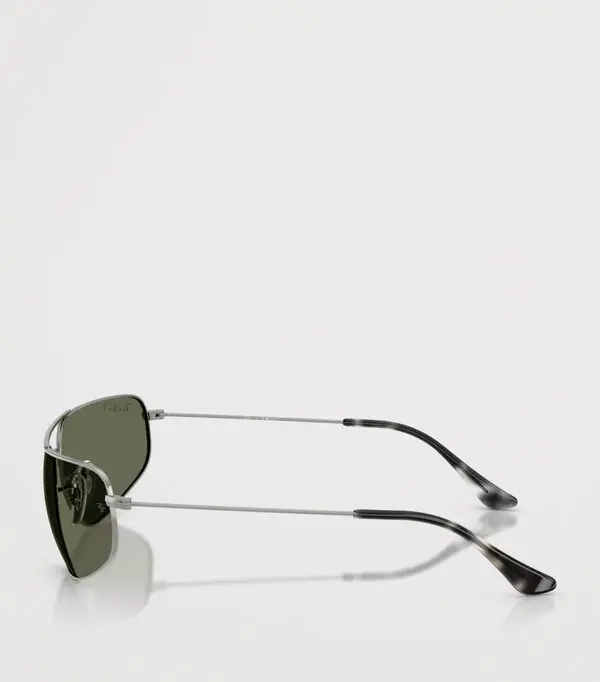 Ray-ban Aviator-inspired Rectangle Sunglasses - Grey