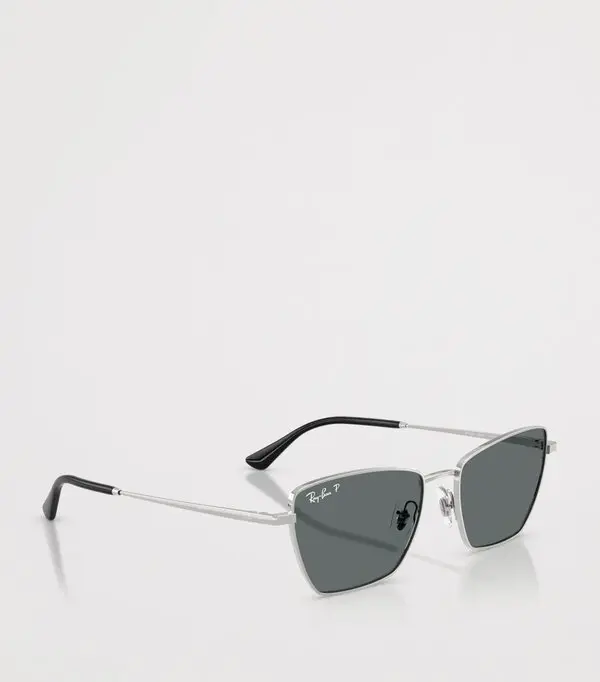 Ray-ban Metal Rb3783 Drea Sunglasses - Silver