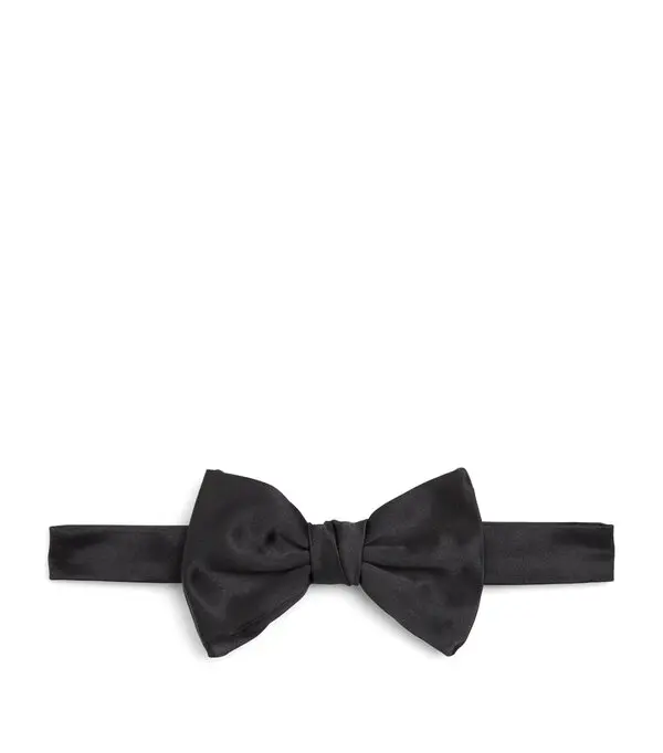 Emporio Armani Silk Bow Tie - Black