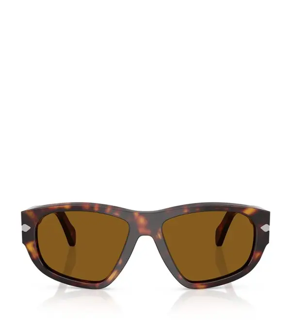 Persol Acetate Irregular Sunglasses - Brown