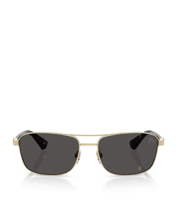 Burberry Metal Pilot Sunglasses - Gold