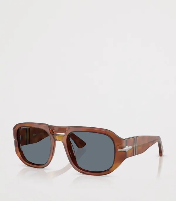 Persol Acetate Pilot Sunglasses - Blue