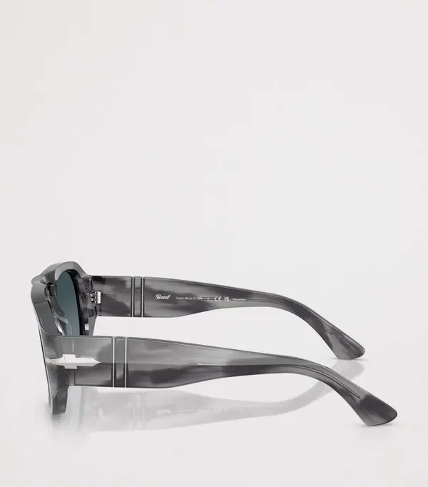 Persol Acetate Pilot Sunglasses - Grey