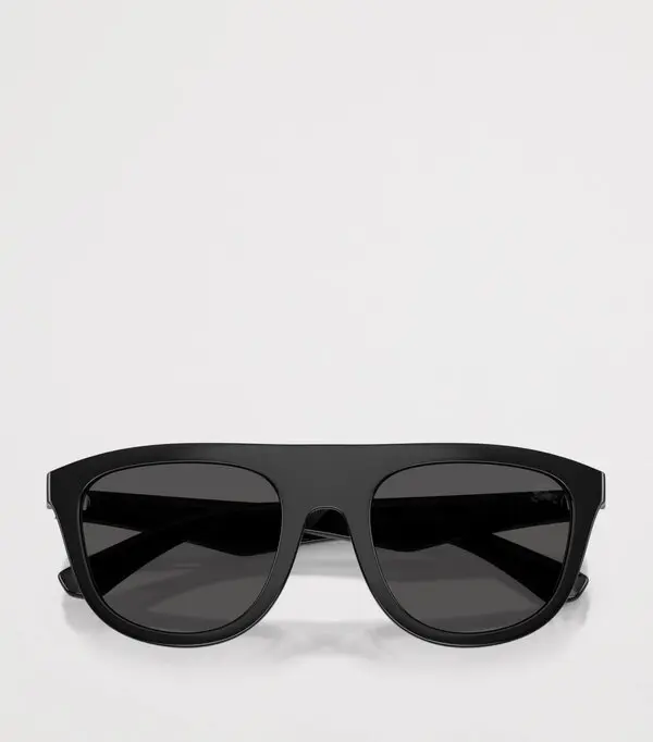 Burberry Acetate Square Sunglasses - Black