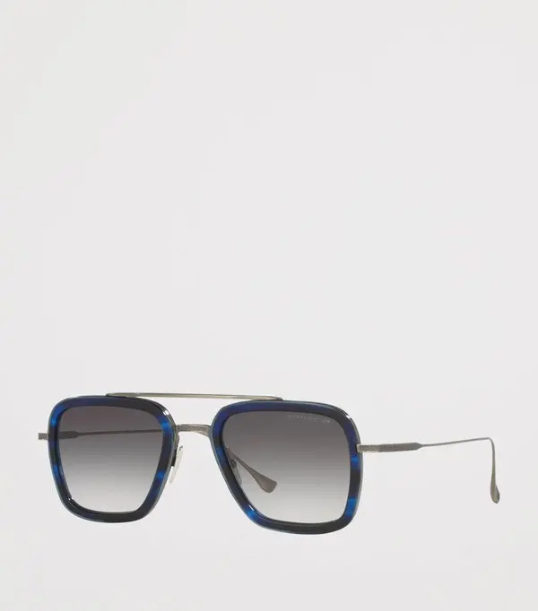 Dita Titanium Aviator Sunglasses - Blue