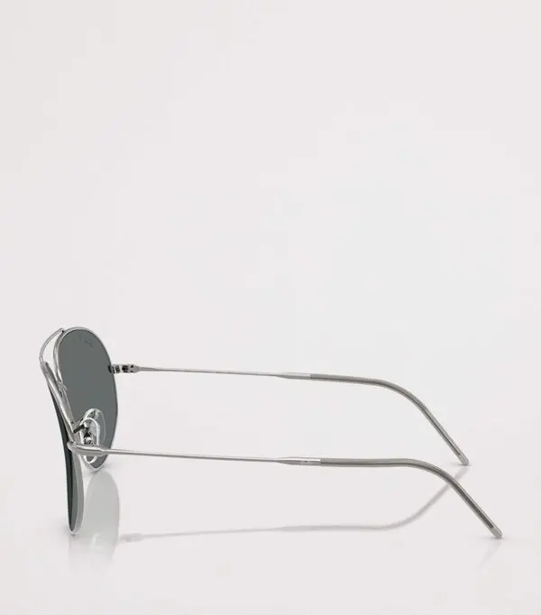 Ray-ban Metal Aviator Sunglasses - Grey