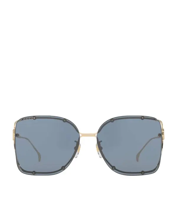 Gucci Metal Butterfly Sunglasses - Gold