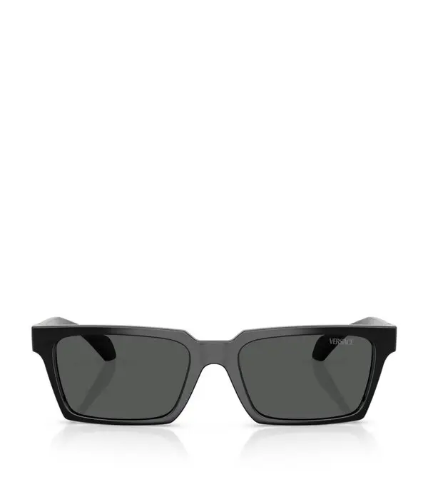 Versace Acetate Rectangular Sunglasses