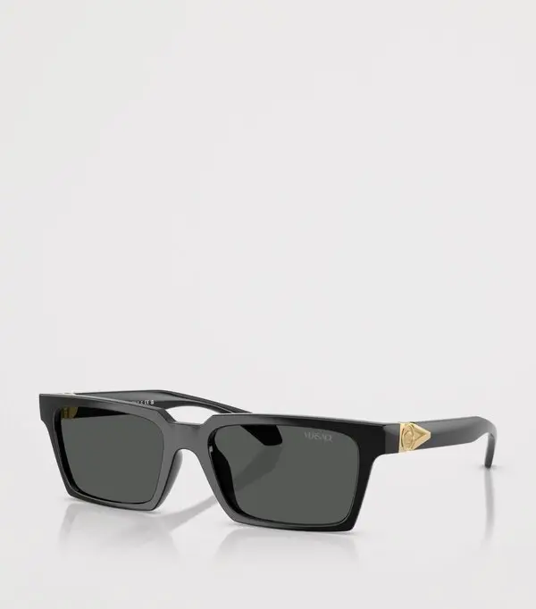 Versace Acetate Rectangular Sunglasses