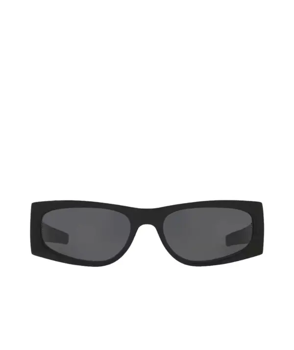 Saint Laurent Acetate Rectangle Sunglasses - Black