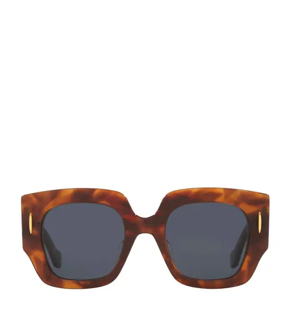 Loewe Square Frame Sunglasses - Blue