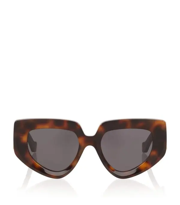 Loewe Anagram Diamond Sunglasses - Black