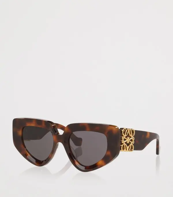 Loewe Anagram Diamond Sunglasses - Black