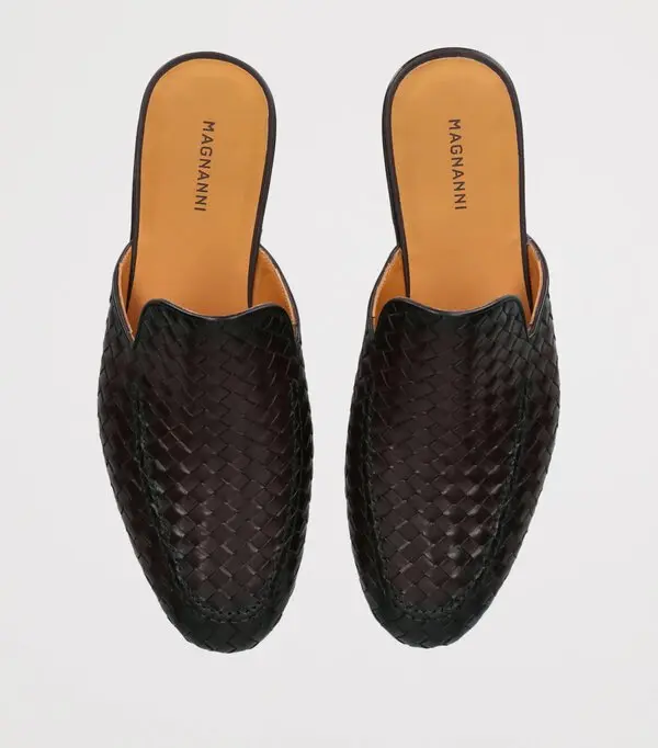 Magnanni Woven Leather Suela Slippers