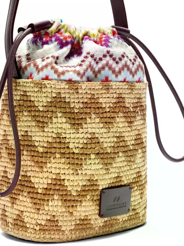 Missoni Zigzag-woven Bucket Bag