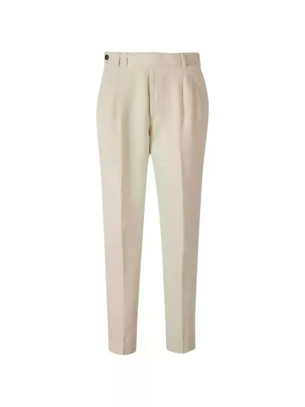 PT TORINO Pleated Trousers - Neutrals