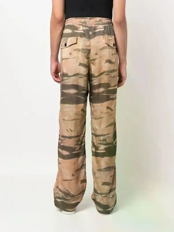 DIESEL® Camouflage Wide-leg Trousers