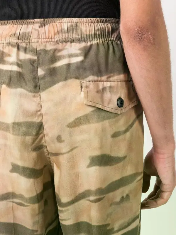DIESEL® Camouflage Wide-leg Trousers