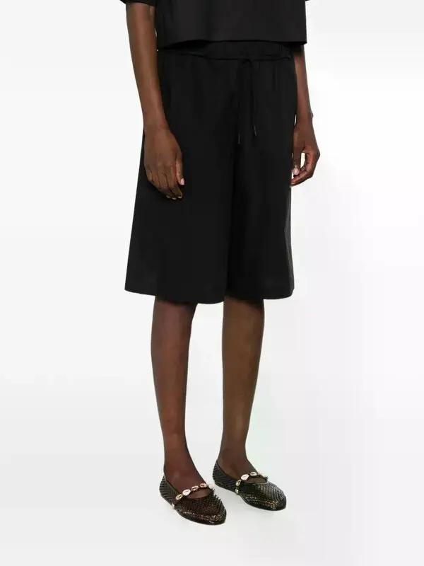 Pinko Alcamo Drawstring Wide-leg Shorts