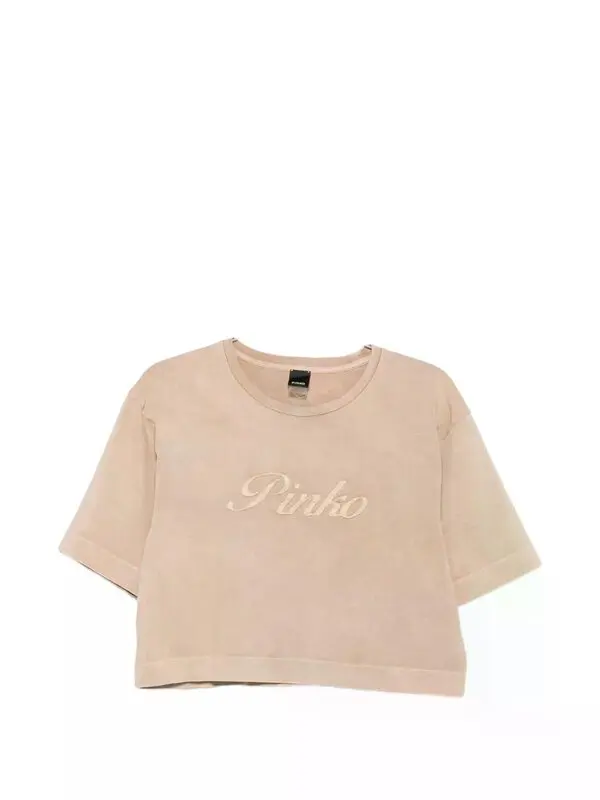 Pinko Suzanna Logo Embroidered T-shirt