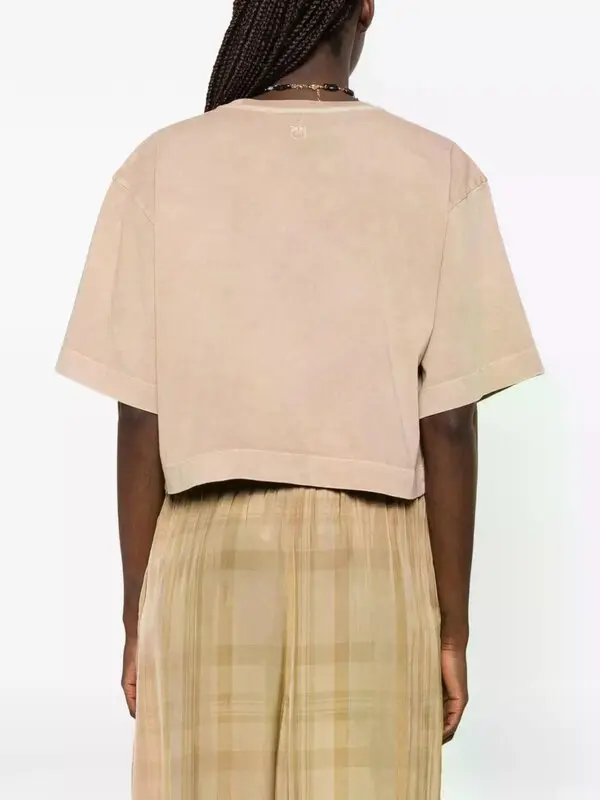 Pinko Suzanna Logo Embroidered T-shirt