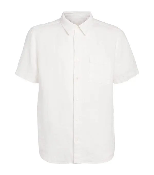 Citizens Of Humanity Linen Short-sleeve Cairo Shirt - White