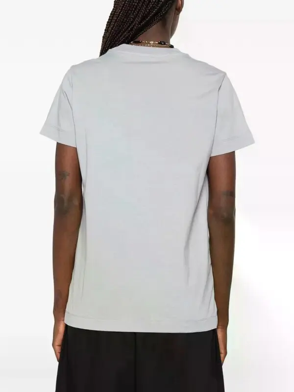 Pinko Logo Embroidered Crewneck T-shirt