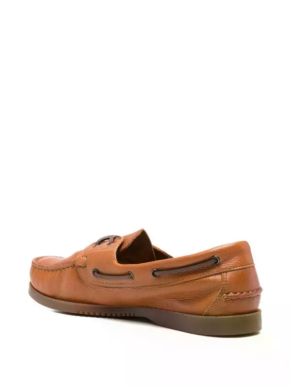 Paraboot Leather Boat Shoes