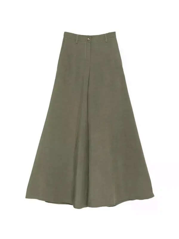 CENERE GB Belt-loop Palazzo Pants