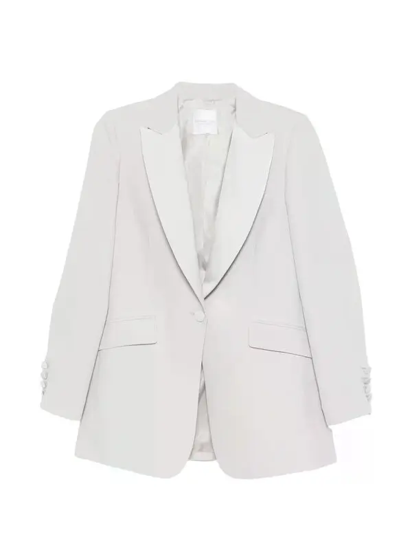CENERE GB Peak Lapel Single-breasted Blazer