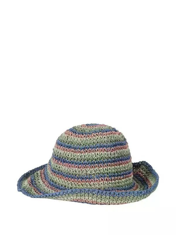 Missoni Striped Crochet Sun Hat