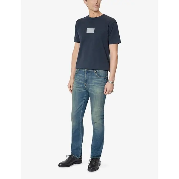 The Kooples Slim-leg Faded-wash Denim Jeans