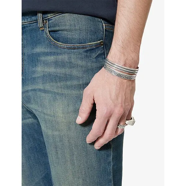 The Kooples Slim-leg Faded-wash Denim Jeans
