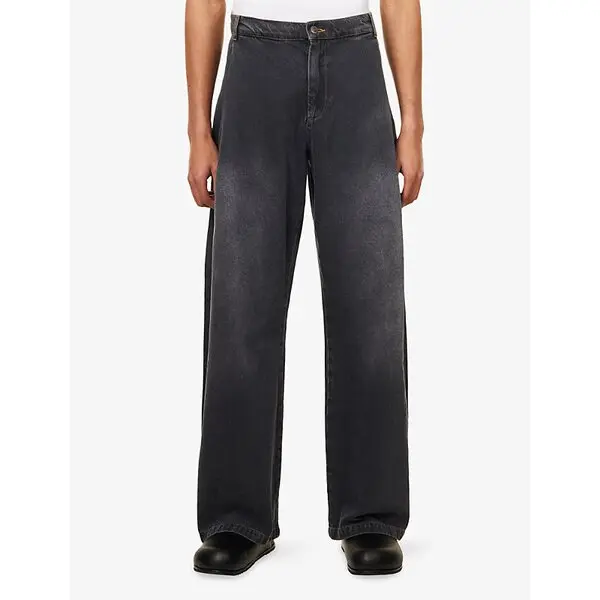 SEVENTH 440 Bermuda Wide-leg Denim Jeans
