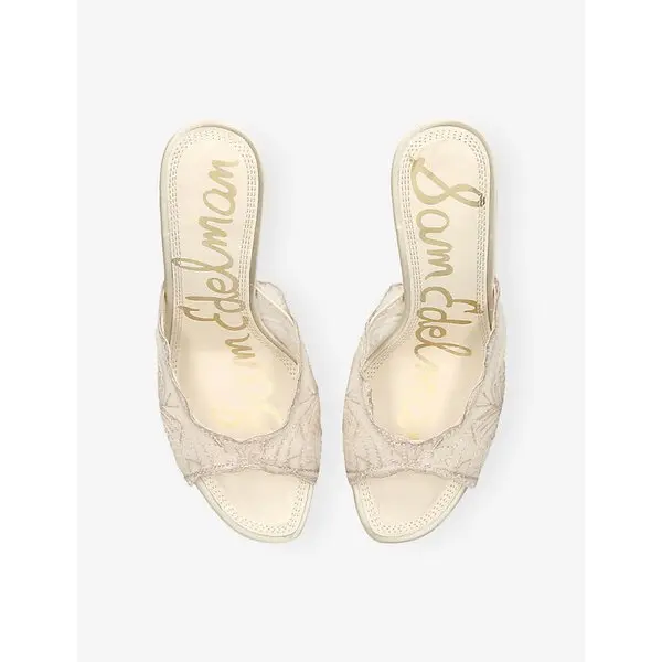 Sam Edelman Iva Lace Heeled Mules