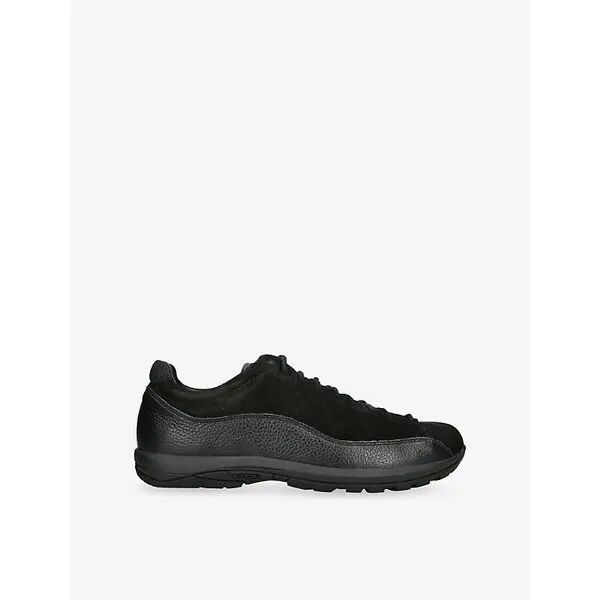 Diemme Bardolino Suede And Leather Trainers - Black