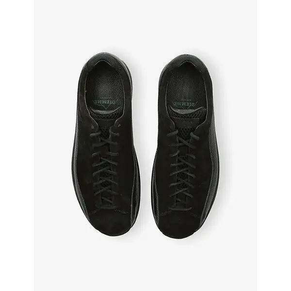 Diemme Bardolino Suede And Leather Trainers - Black