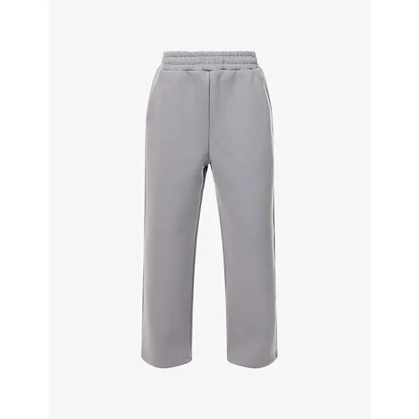 SEVENTH V2 Stacks Straight-leg Cotton-blend Jogging Bottoms - Pale Blue