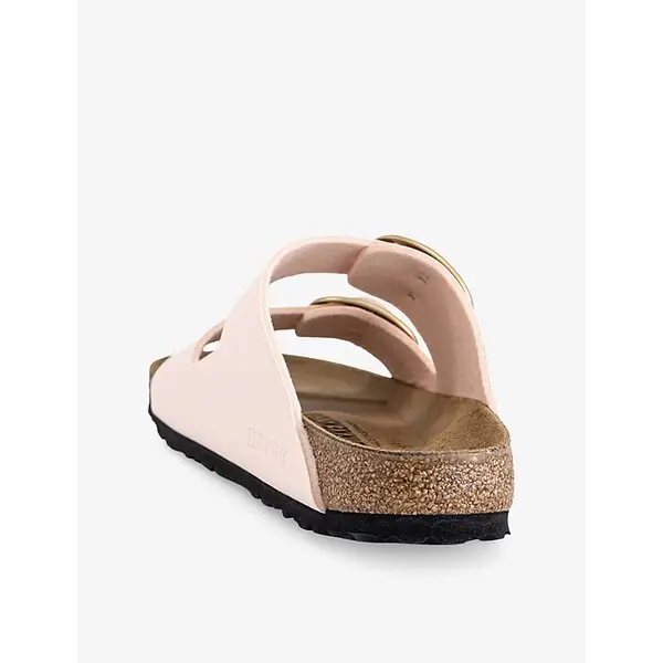 BIRKENSTOCK Arizona Big Buckle Faux-leather Sandals - Light Rose Bf