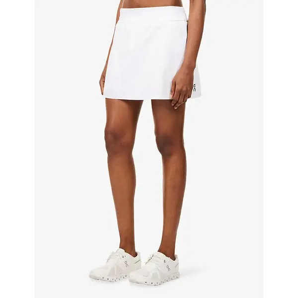 On Court Slip Stretch-jersey Mini Skirt