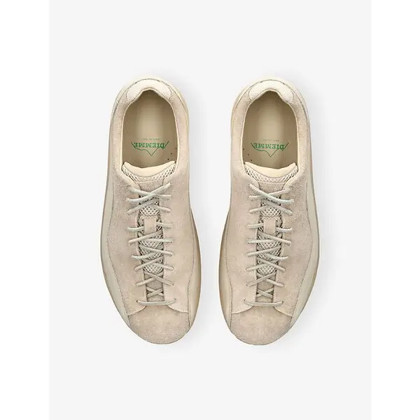 Diemme Bardolino Suede And Leather Trainers - Beige
