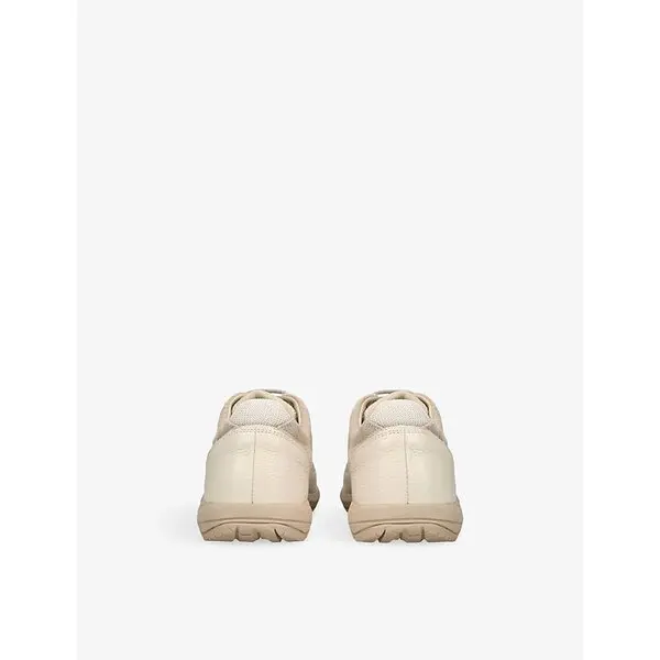 Diemme Bardolino Suede And Leather Trainers - Beige