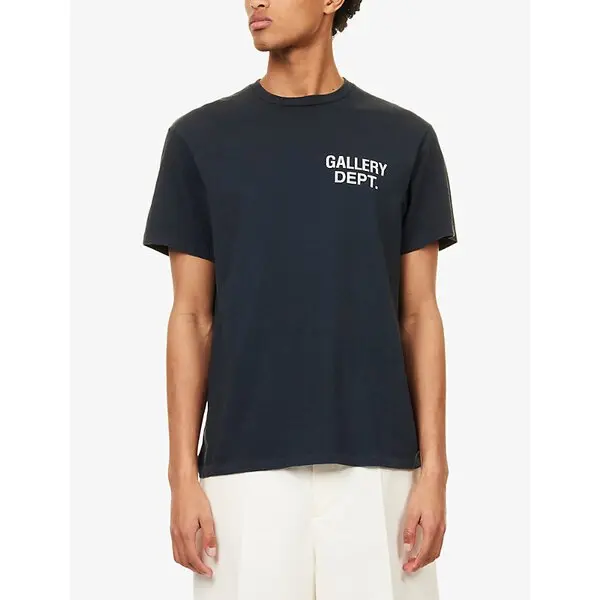 GALLERY DEPT. Logo-print Short-sleeve Cotton T-shirt Xxl - Black